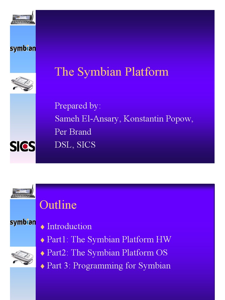 Overview of the Symbian Platform | PDF | Operating System | C++