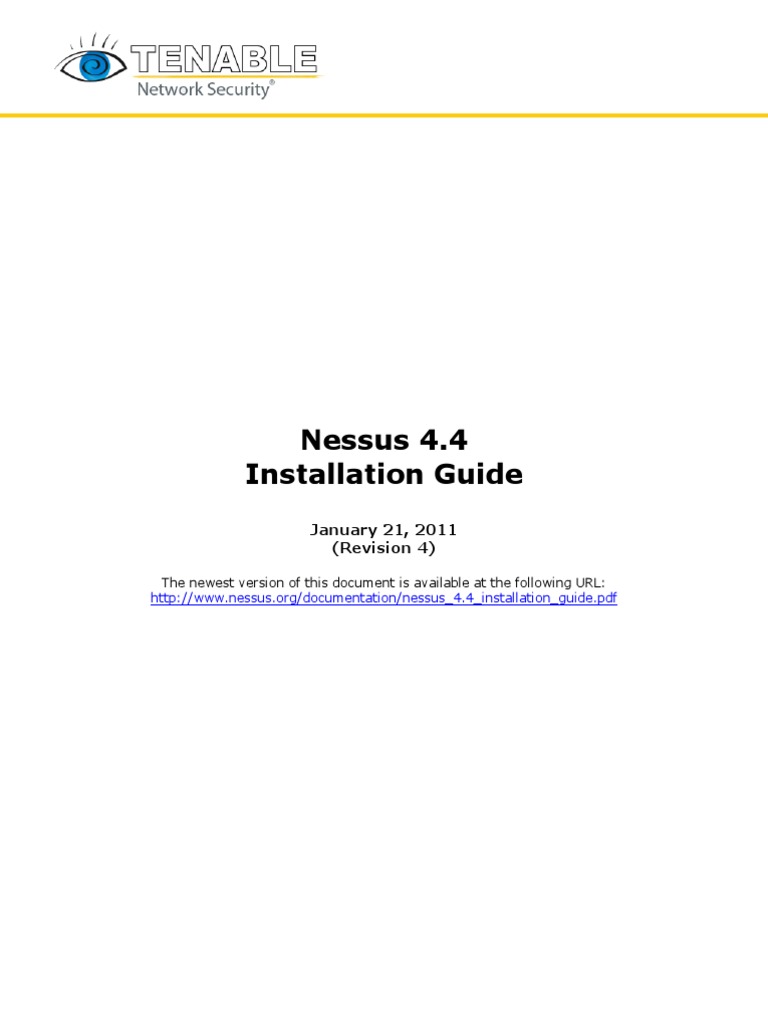 Nessus 4 4 Installation Guide Pdf Computer Engineering Operating