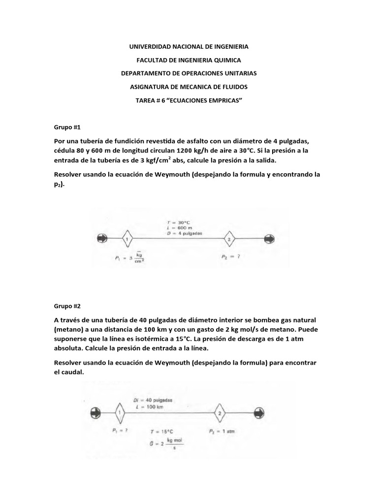 Tarea 6 de Fluidos | PDF