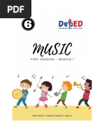 1st QUARTER MODULE GRADE 4 | PDF | Rhythm | Rhythm And Meter