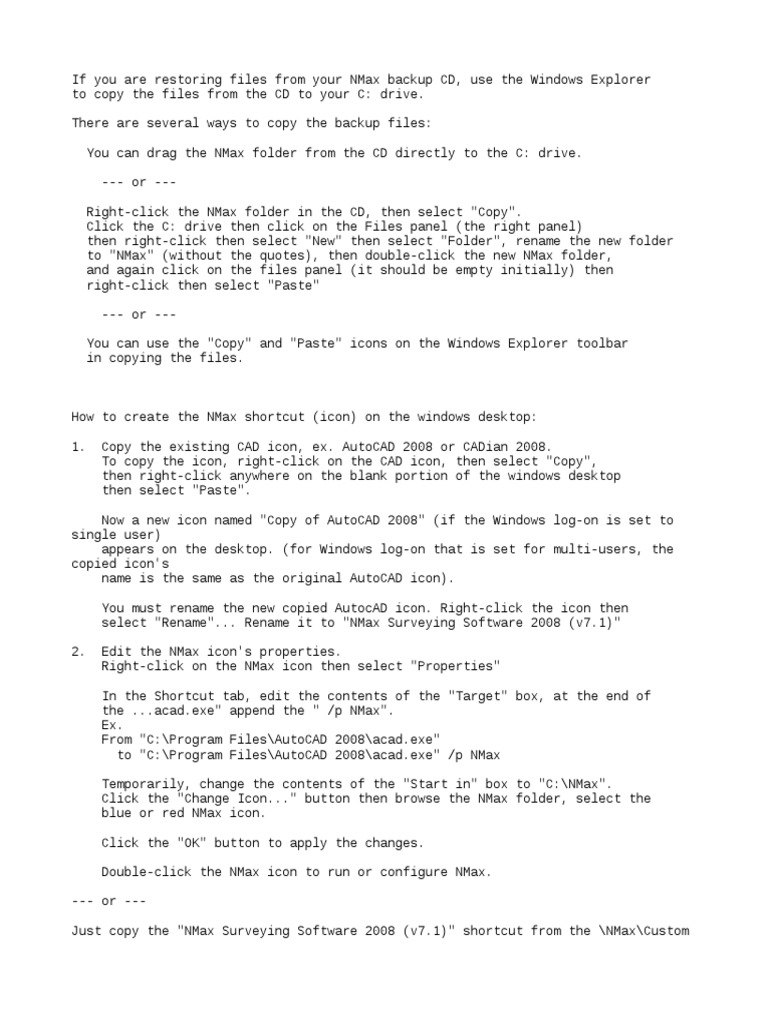 How To Configure NMax | PDF | Icon (Computing) | Ibm Pc Compatibles