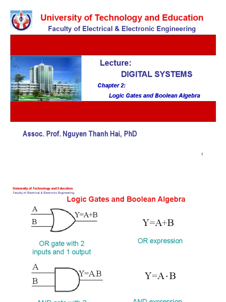 C2 Logic Gates NTHai 2 2020 | PDF | Logic Gate | Boolean Algebra