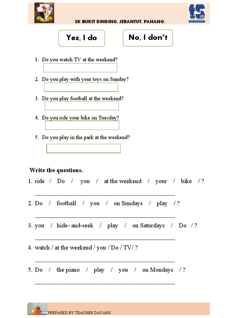 Yes I Do No I Dont | PDF