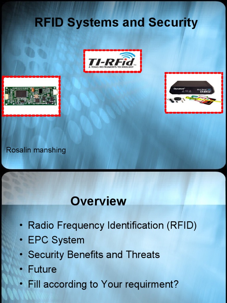 An In-Depth Look at RFID Systems, Security Considerations, and Future ...