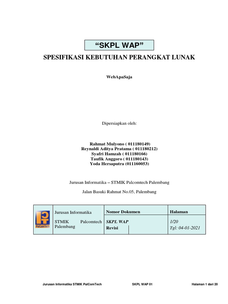 SKPL WebApaSaja | PDF