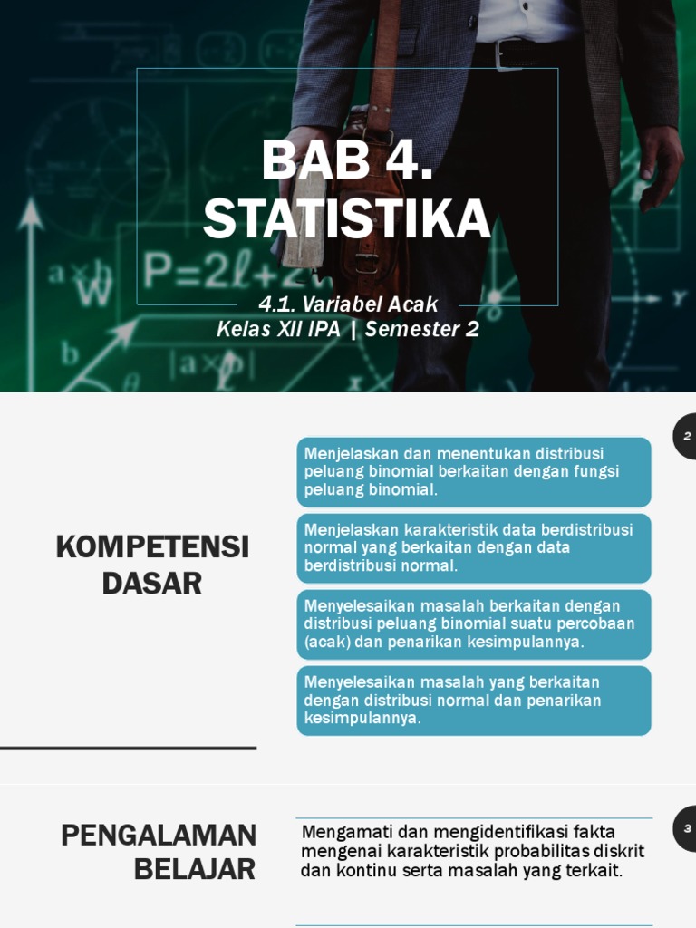 Pengertian Variabel Acak Diskrit dan Kontinu | PDF | Sains & Matematika