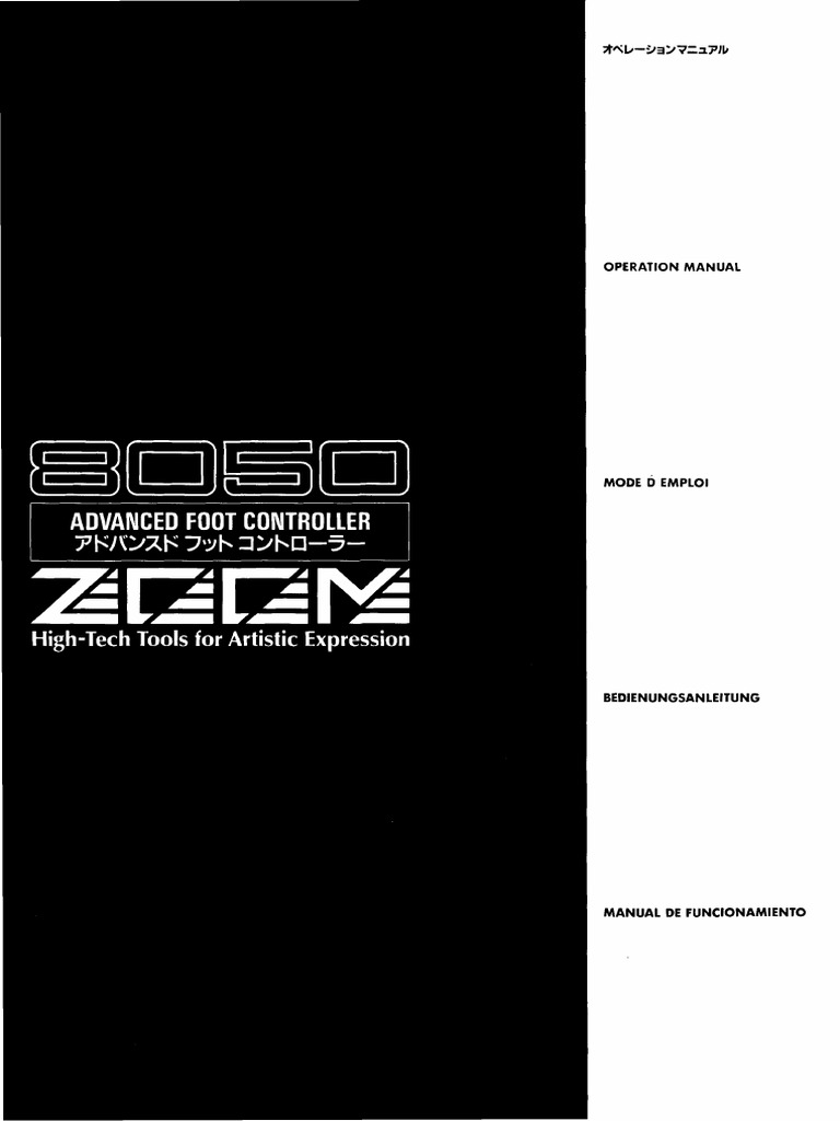 Zoom 8050 | PDF