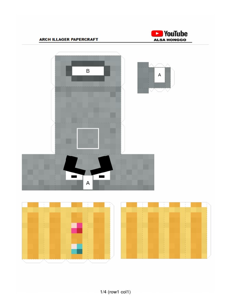Arch Illager Minecraft Papercraft | PDF
