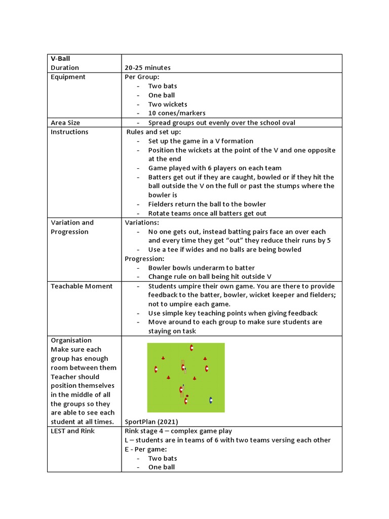 Culmination Game Drills C | PDF | Bowling (Cricket) | Cricket