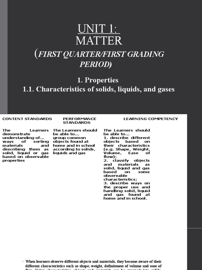 Grade 3 Science | PDF | Eye | Liquids