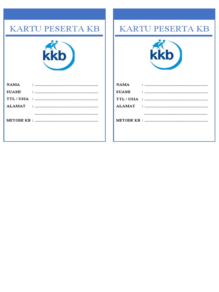 Kartu KB | PDF