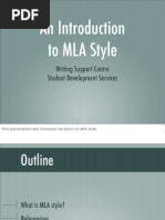 MLA Style Cheat Sheet | PDF