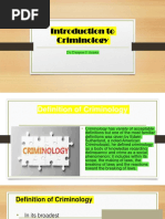 Crim 1 - Introduction To Criminology | PDF | Criminology | Crimes