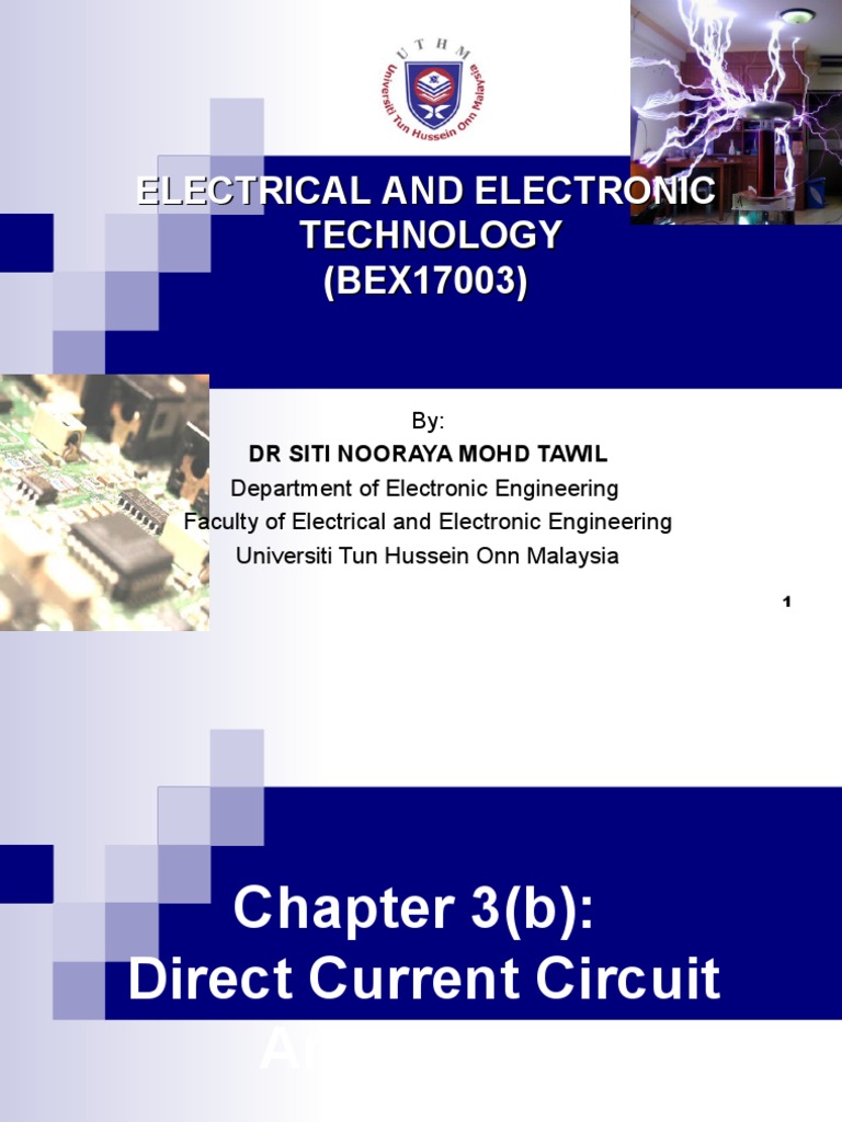 Direct Current Circuit | PDF | Electrical Network | Electronic Circuits