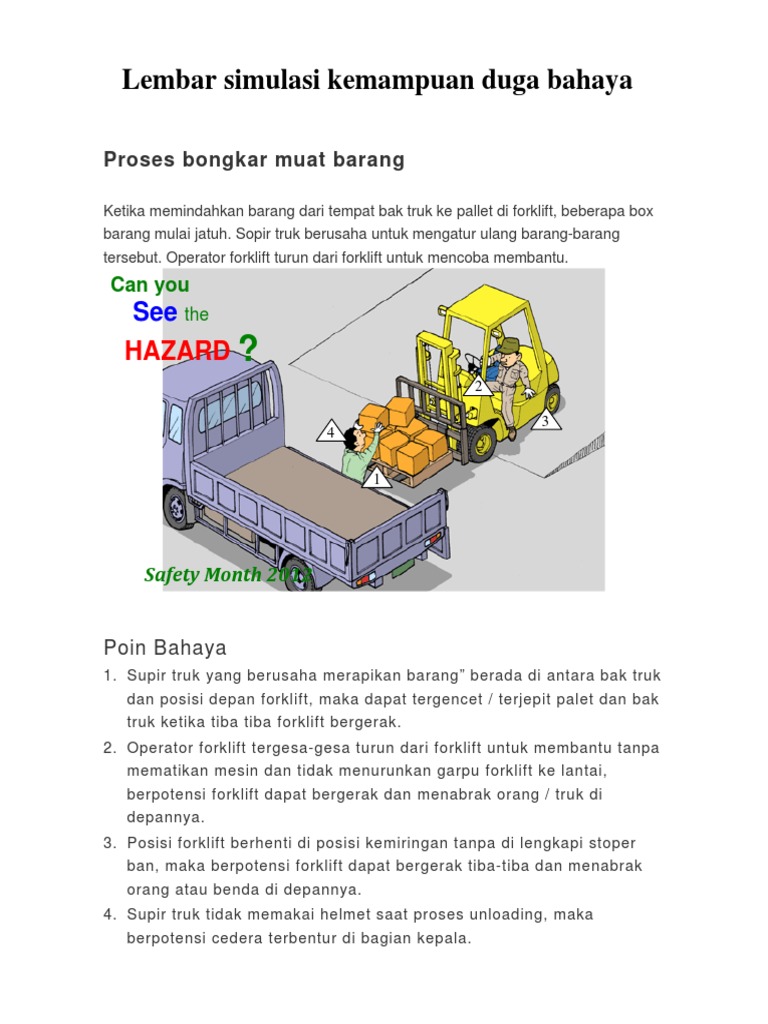 Praktik Aman Loading dan Unloading | PDF