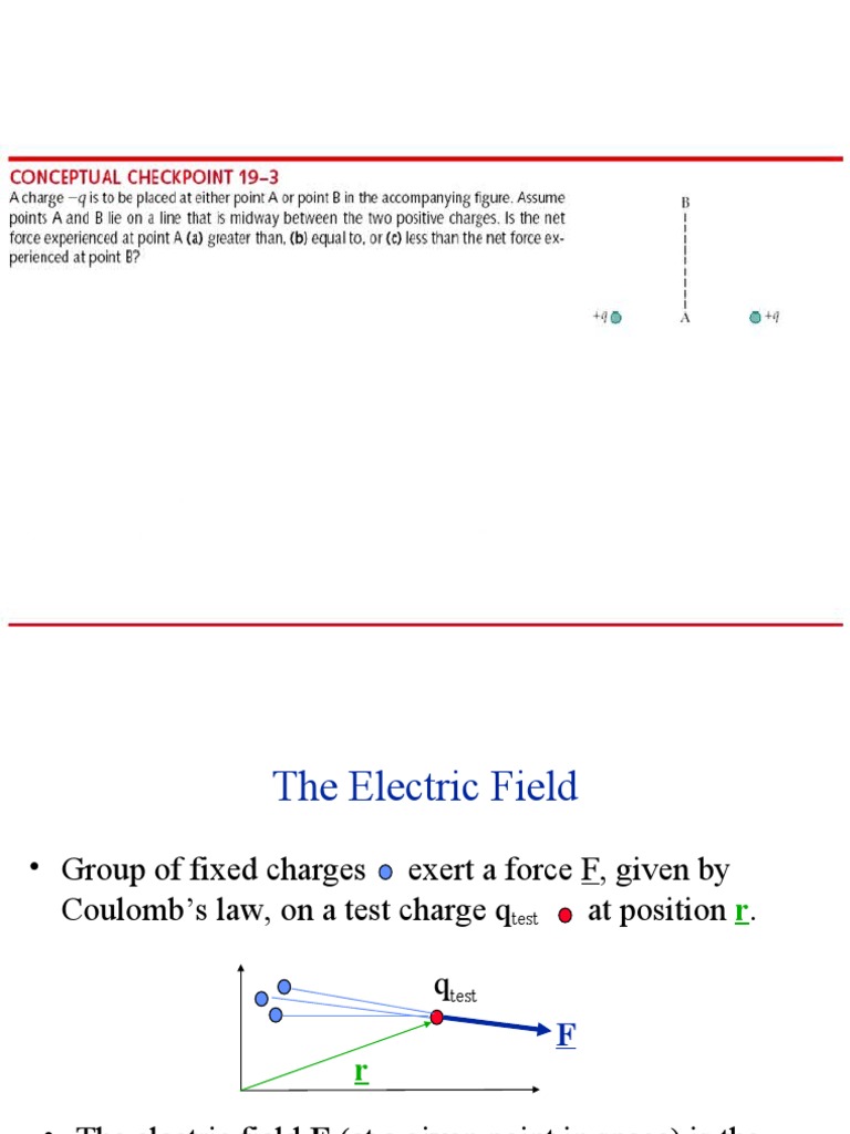 Electric Field | PDF | Electric Field | Dipole