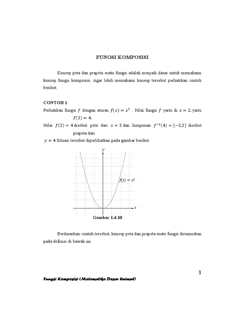 Fungsi Komposisi | PDF