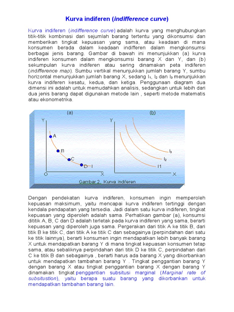 Pertemuan Ke 2 - Kurva Indiferen | PDF