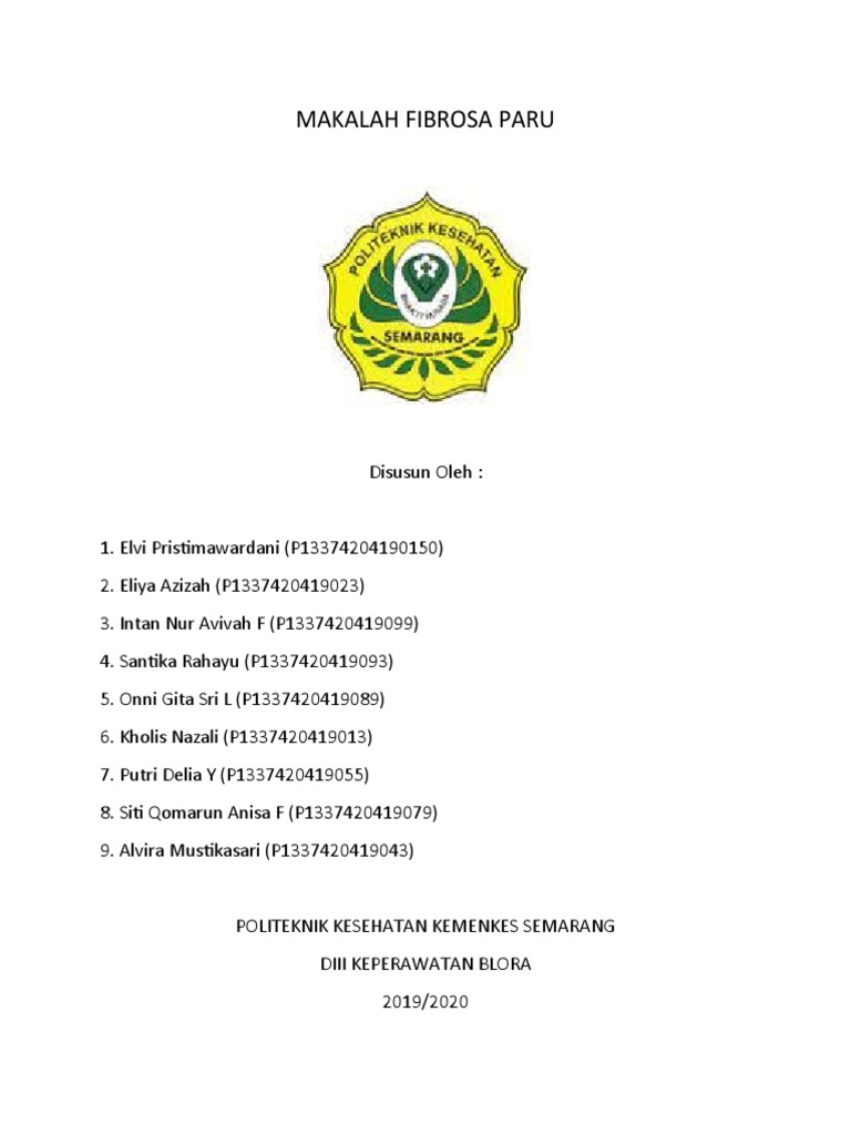 Fibrosis Paru: Penyebab, Gejala, Pengobatan | PDF | Kesehatan Holistik
