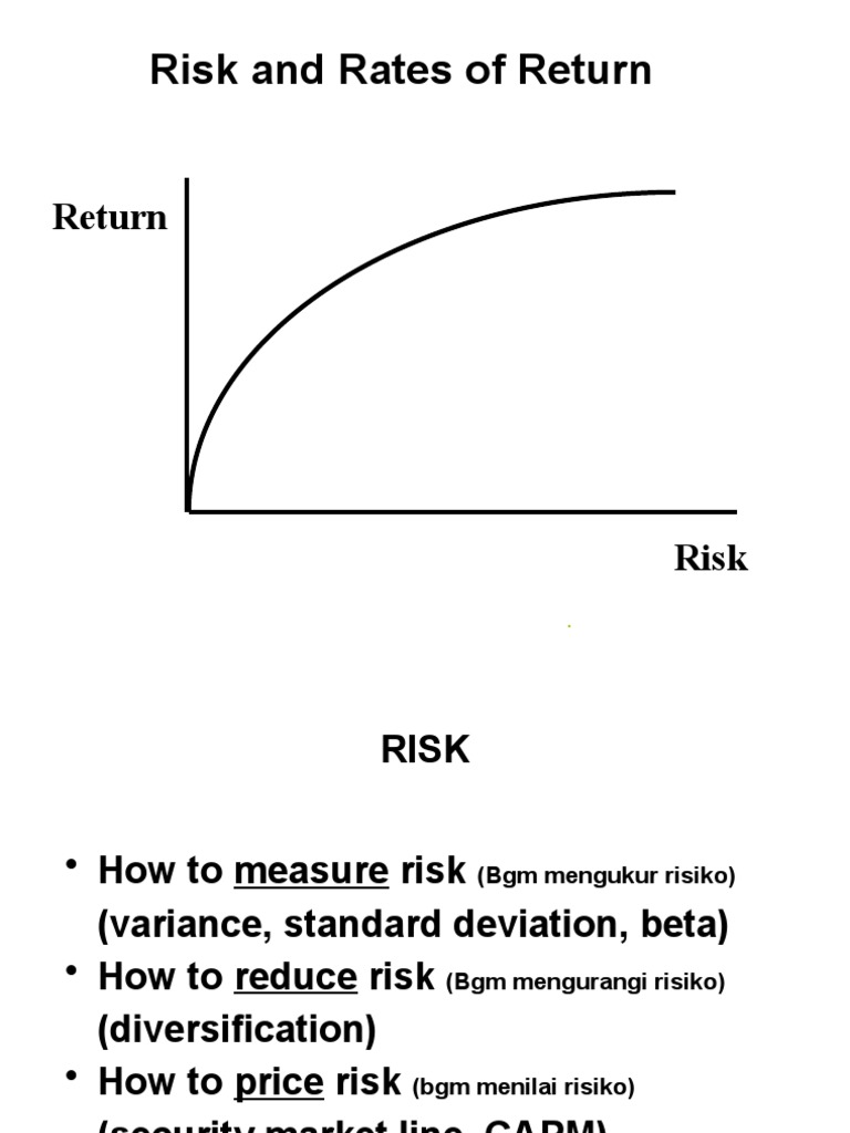 Understanding Risk and Required Rates of Return | PDF | Beta (Finance ...