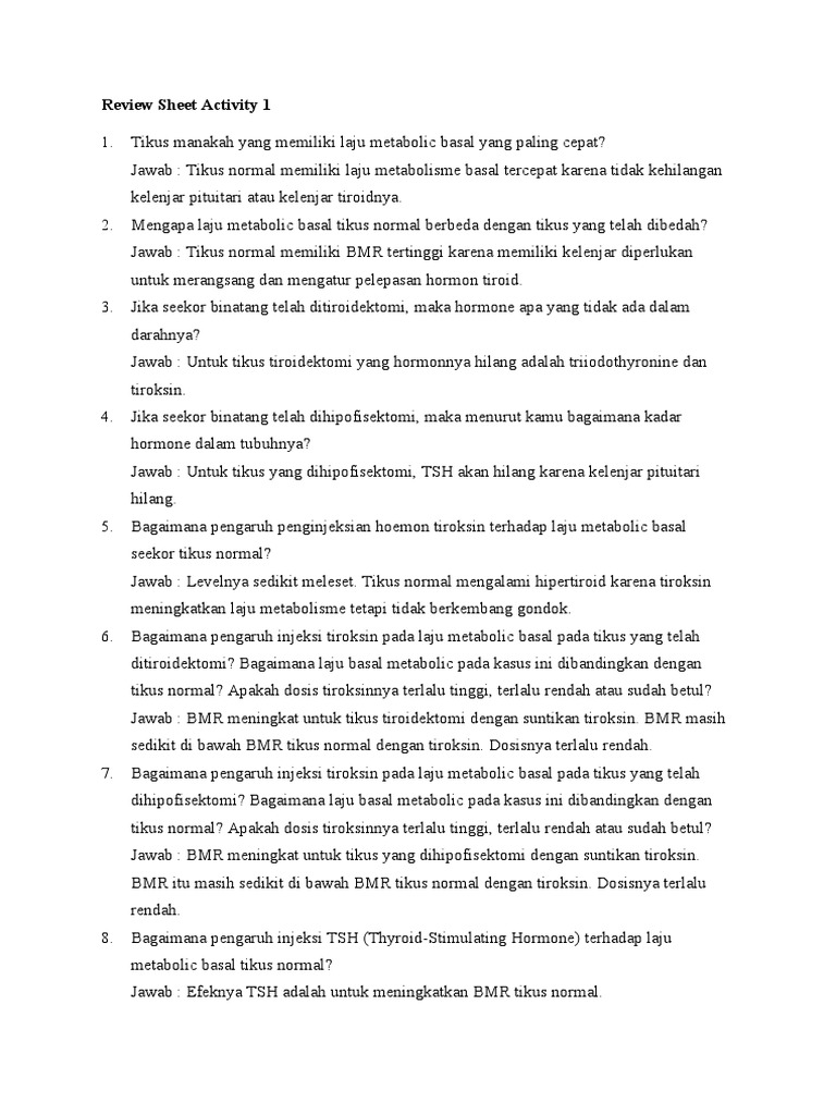 Review Sheet Exercise 4-20007 | PDF