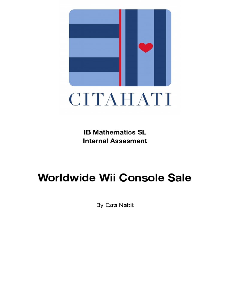 IA Mathematics | PDF | Chart | Wii