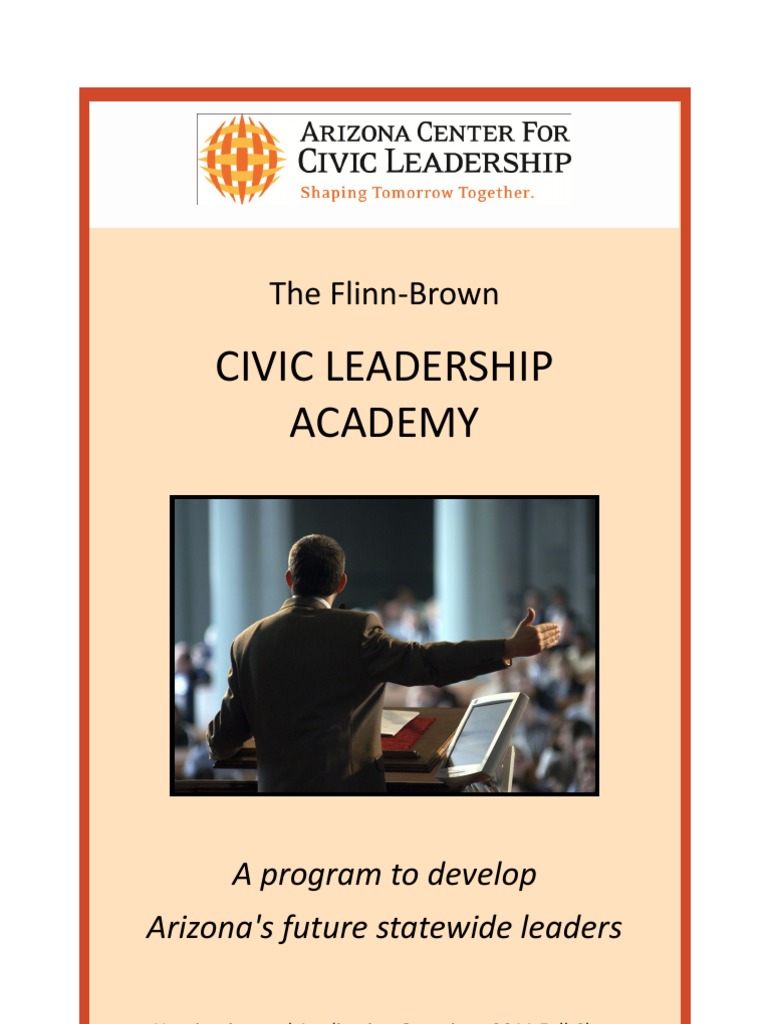Fall 2011 Civic Leadership Academy Brochure | PDF | Civic Engagement ...