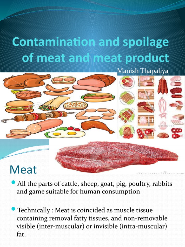 Contamination and Spoilage of Meat and Meat Product | PDF ...