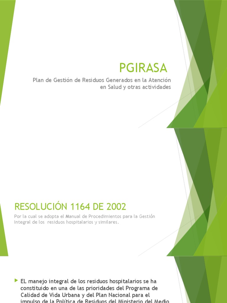 PGIRASA | PDF | Incineración | Residuos radiactivos