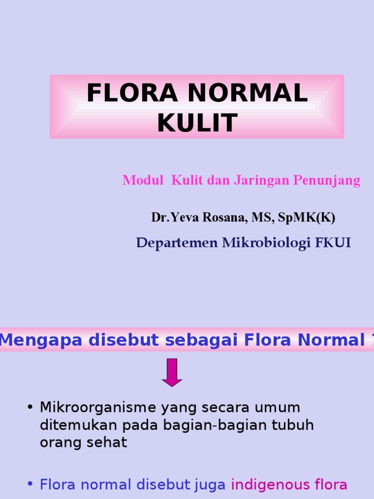Flora Normal kulit-2010-UNTAN | PDF