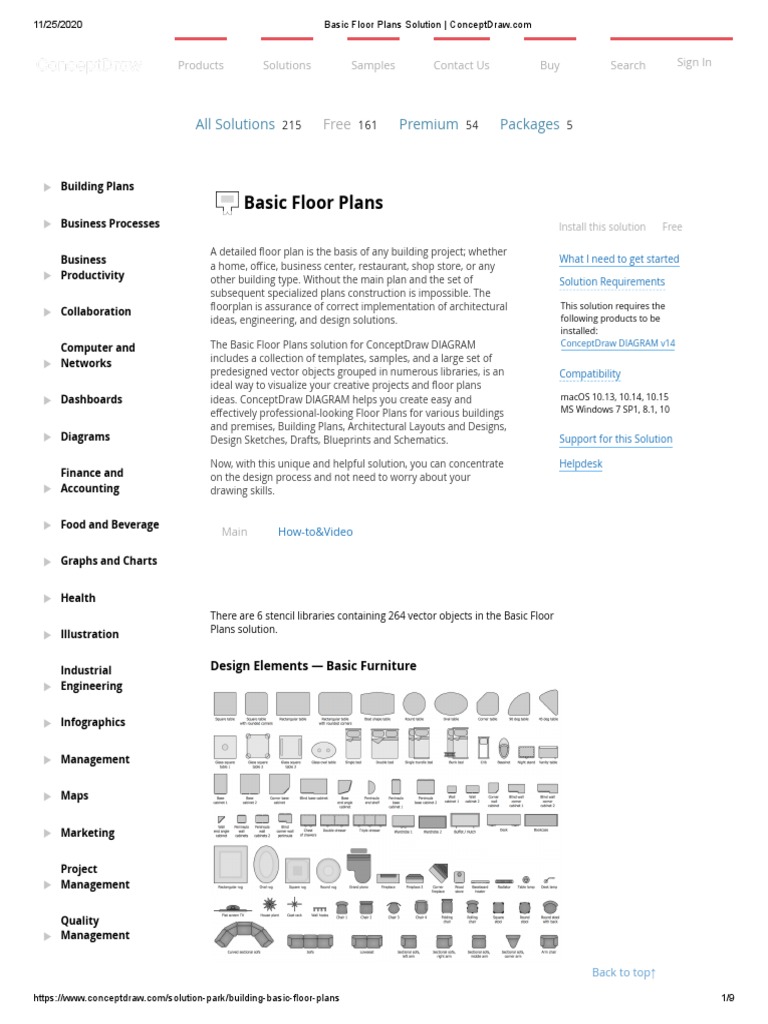 Basic Floor Plans Solution | PDF | Computing | Software