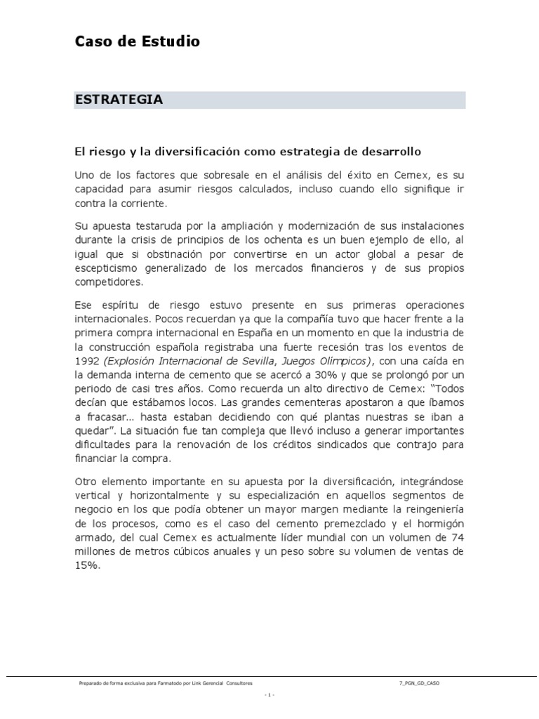 Cemex Way | PDF | Empresas | México