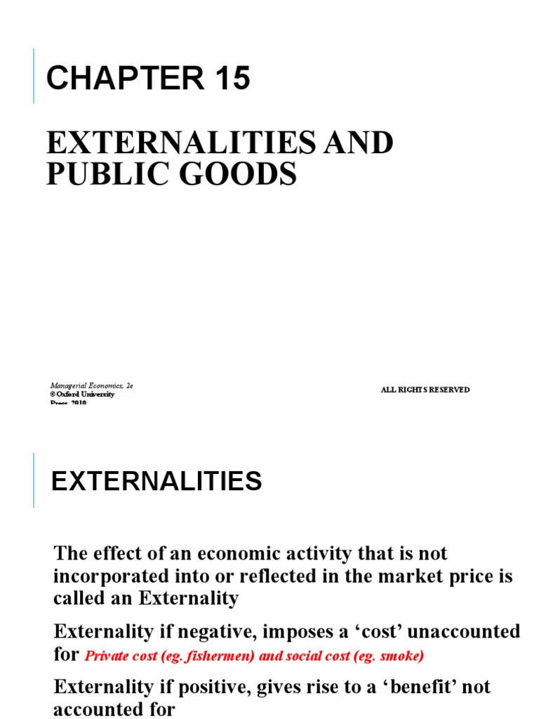 320 33 Powerpoint Slides Chapter 15 Externalities Public Goods | Download Free PDF | Externality ...