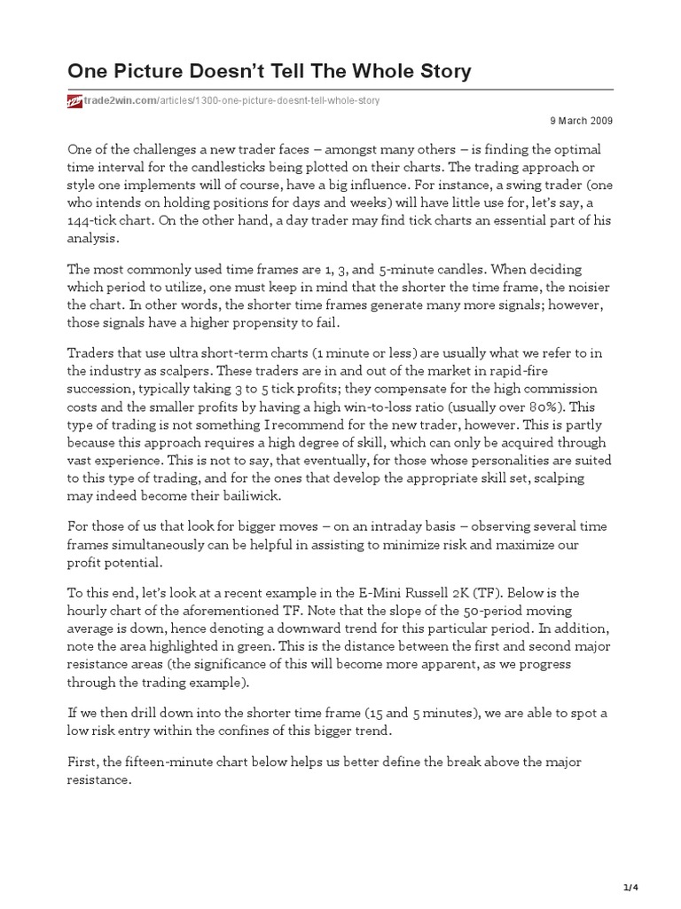 Trading Time Frames Explained | PDF | Day Trading | Technical Analysis