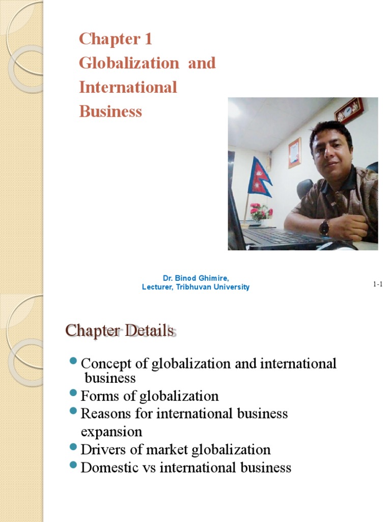Globalization and International Business: Dr. Binod Ghimire, Lecturer ...