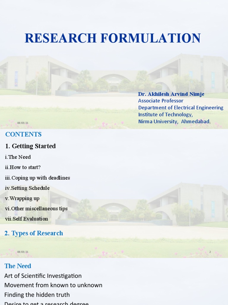 Research Formulation 02 | PDF | Hypothesis | Research Design