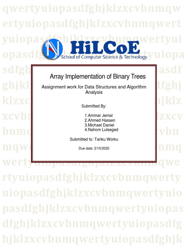 Array Implementation of Binary Trees | PDF | Array Data Structure | Computer Data