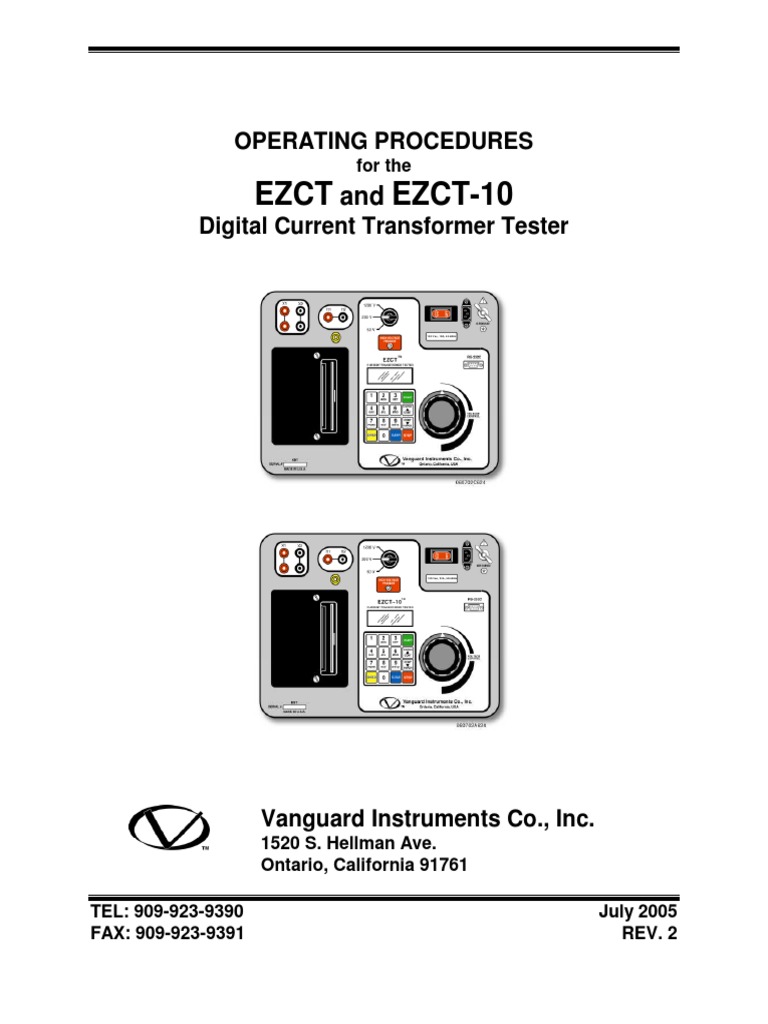 EZCT-10 - User Manual Rev2.0 | PDF | Transformer | Electrical Connector