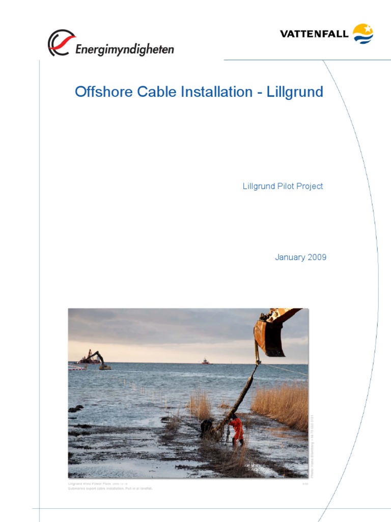 Offshore Cable Installation Insights: Lillgrund | PDF | Wind Power ...