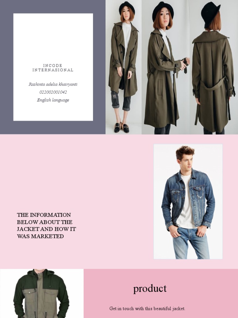 Stylish Jacket Marketing Strategies | PDF | Social Science | Wellness