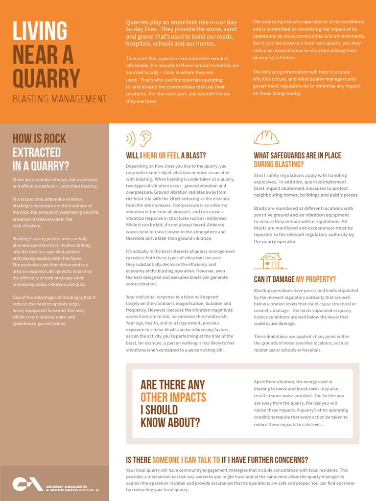 Understanding Quarry Blasting Impacts | PDF | Quarry | Noise