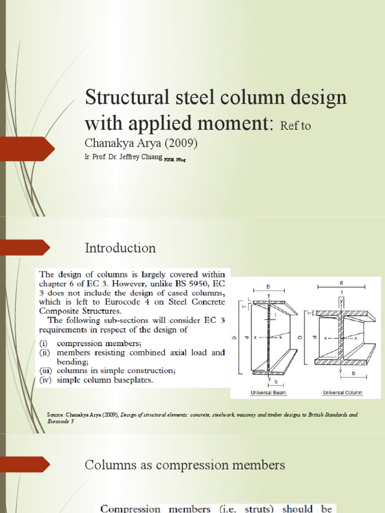 Structural Steel Column Design | PDF