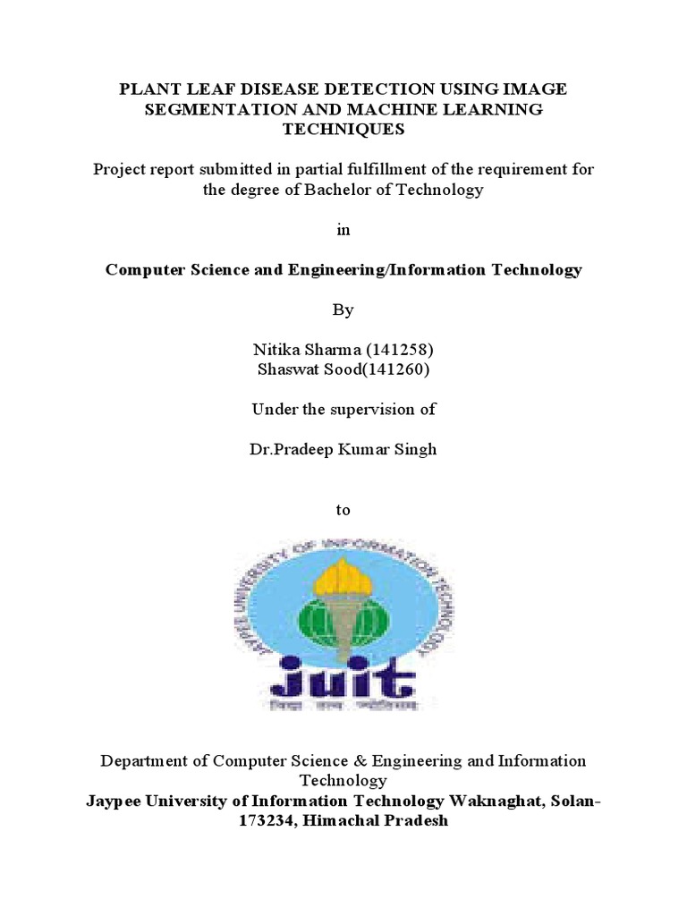 SP13391 - Nitika Sharma - Shaswat Sood - CSE - 2018 | PDF | Support Vector Machine | Statistical ...