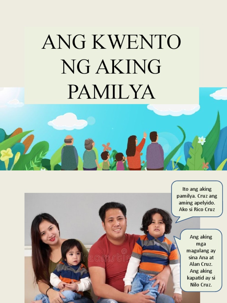 Maikling Kwento Tungkol Sa Pamilya