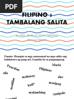 Dlp-Cot-Quarter-3-Tambalang-Salita - 2023 | PDF