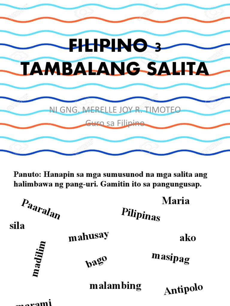 Tambalang Salita | PDF
