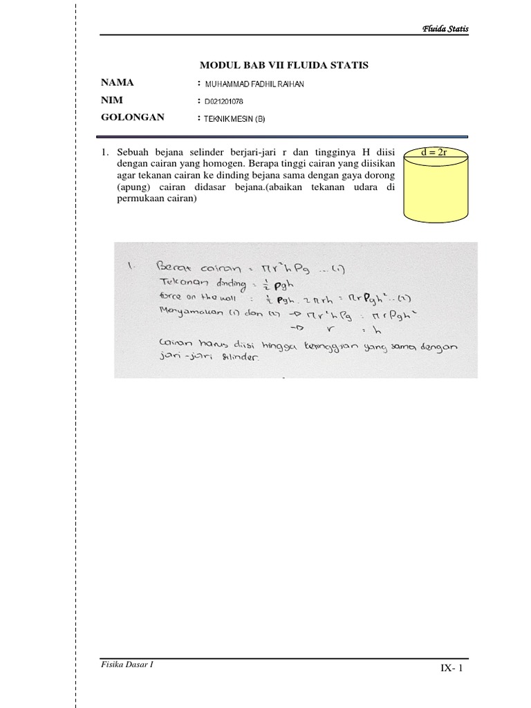 D021201078 - Muhammad Fadhil Raihan - Tugas Bab 9 | PDF