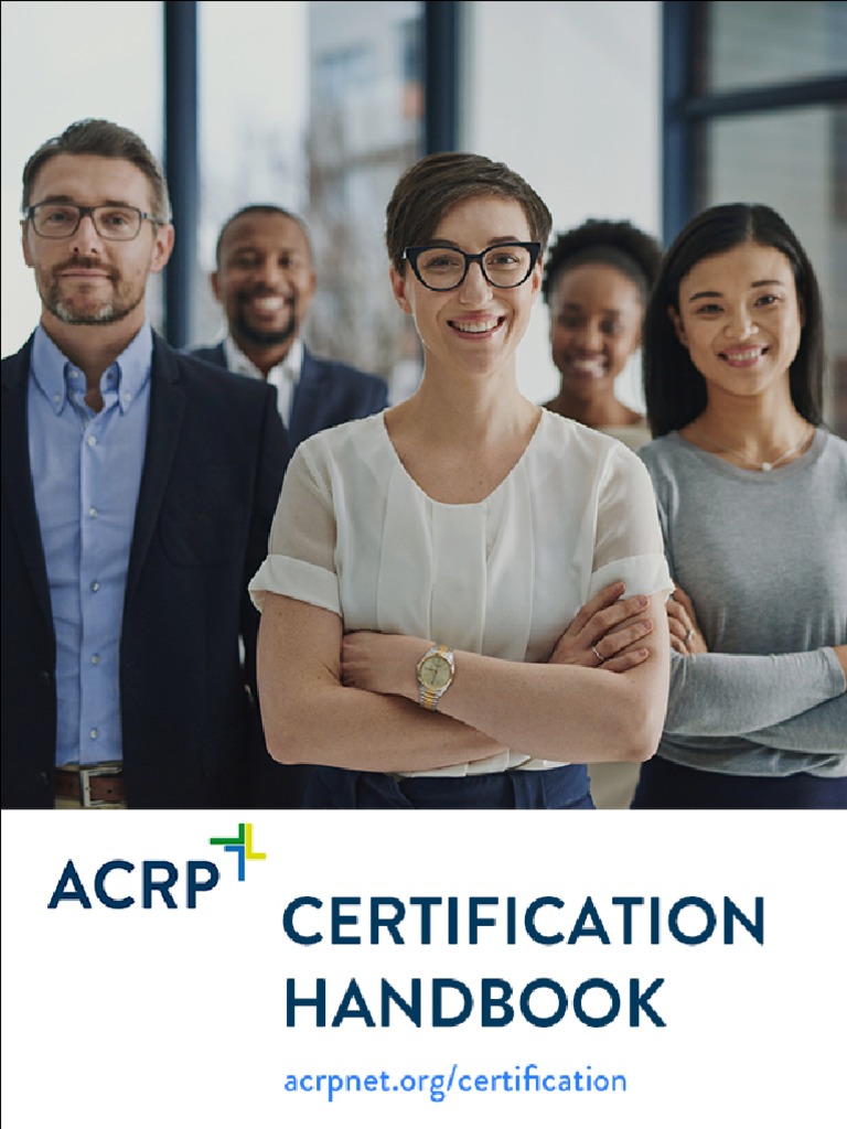 ACRP Certification Handbook 1 | PDF | Clinical Trial | Test (Assessment)