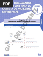 Ejercicio Práctico de SmartArt | PDF | Microsoft Word | Software