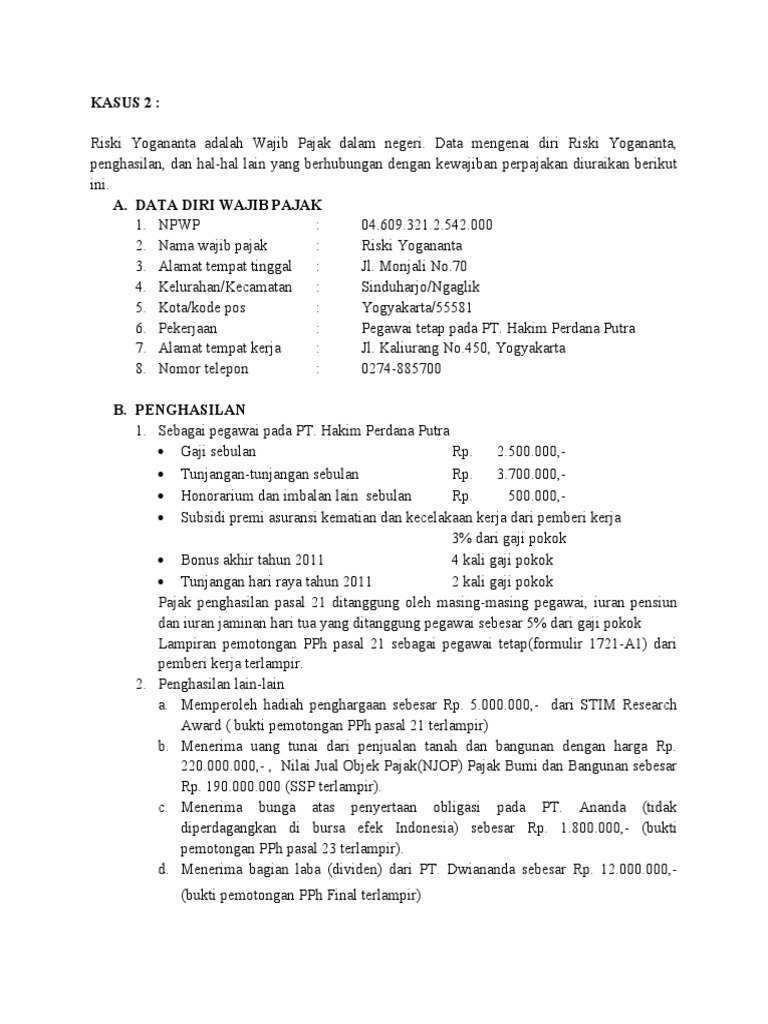 Kasus 2 | PDF